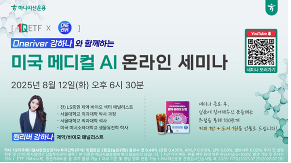 하나자산운용 1Q미국메디컬AIETF, 순자산 200억 돌파